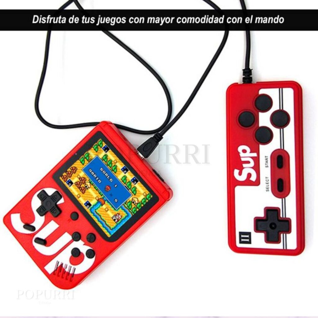 Consola 400 Juegos + Jostick + Conexión TV - Popurrí